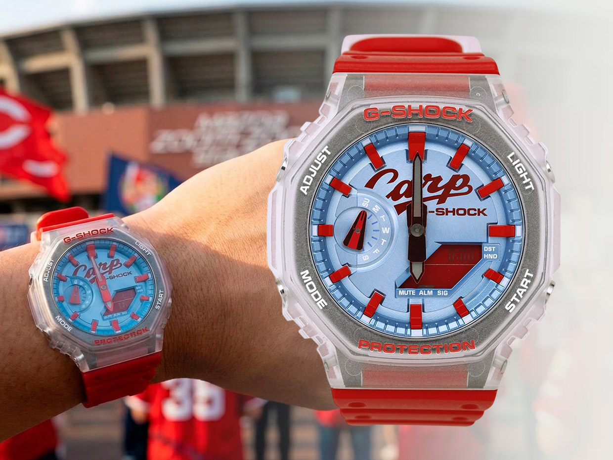 G-Shock x Hiroshima Toyo Carp Rilis GA-2100 Edisi Kolaborasi Bareng Tim ...