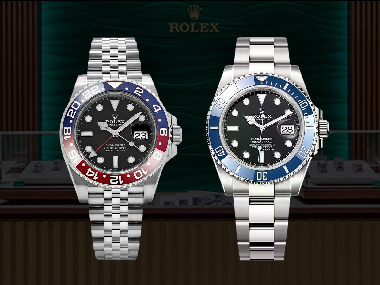 Rolex Resmi Discontinue model “Pepsi” GMT-Master II & “Cookie Monster ...